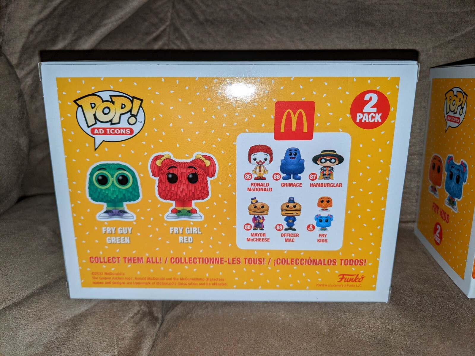 Funko POP! FRY KIDS LOT Both sets Pops Mint limited edition McDonald's ...