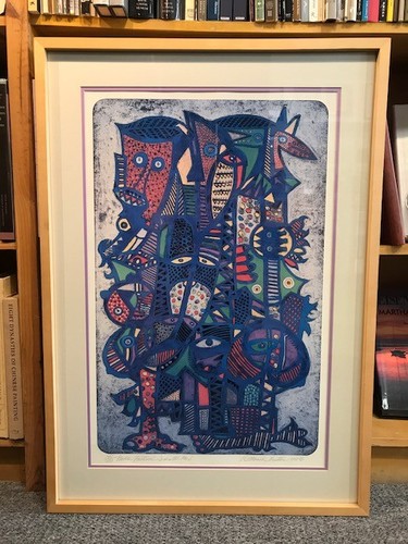 SIGNED Nathaniel Bustion Bobo Festival Series 2 Lithograph Limited ...