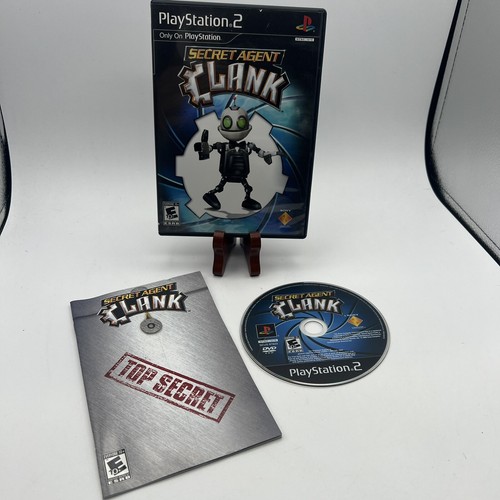 Secret Agent Clank PS2 Sony PlayStation 2 schwarzes Etikett CIB mit ...