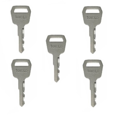 (5) Toyota Forklift Ignition Keys fits Older Models 511416 - Ships Free ...