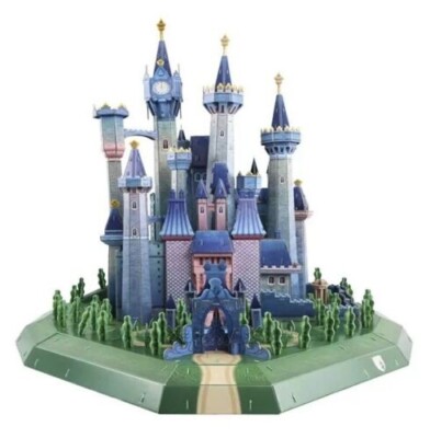 Liscensed Disney Cinderella Castle 4D Puzzles 509 Pcs Kid Gift Set ...