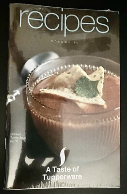 BRAND NEW SEALED A Taste of Tupperware Recipes Volume IV (4) Recipe ...