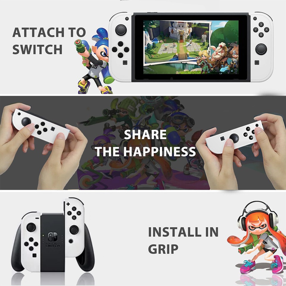 Wireless Gamepad (L)/(R) Game Controller For Nintendo Switch Joy-Con1 ...