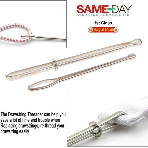 2 Pieces Bodkin Elastic Threader For Waist Band Craft Easy To Insert ...