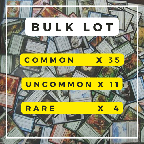 MTG Magic the Gathering Bulk Lot of 50 | Rares Uncommons Commons ...