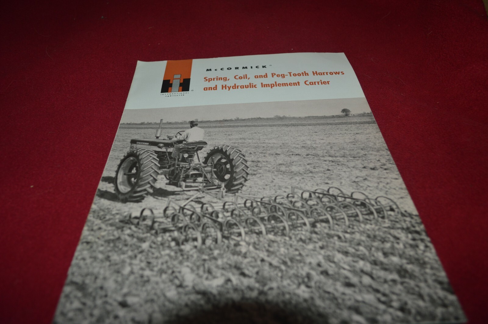 International Harvester Spring Coil Peg Harrow Tractor Brochure YABE20 ...