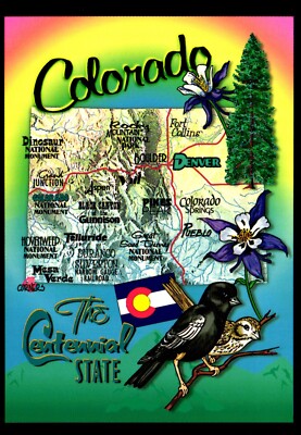 The Centennial State Colorado Postcard | eBay