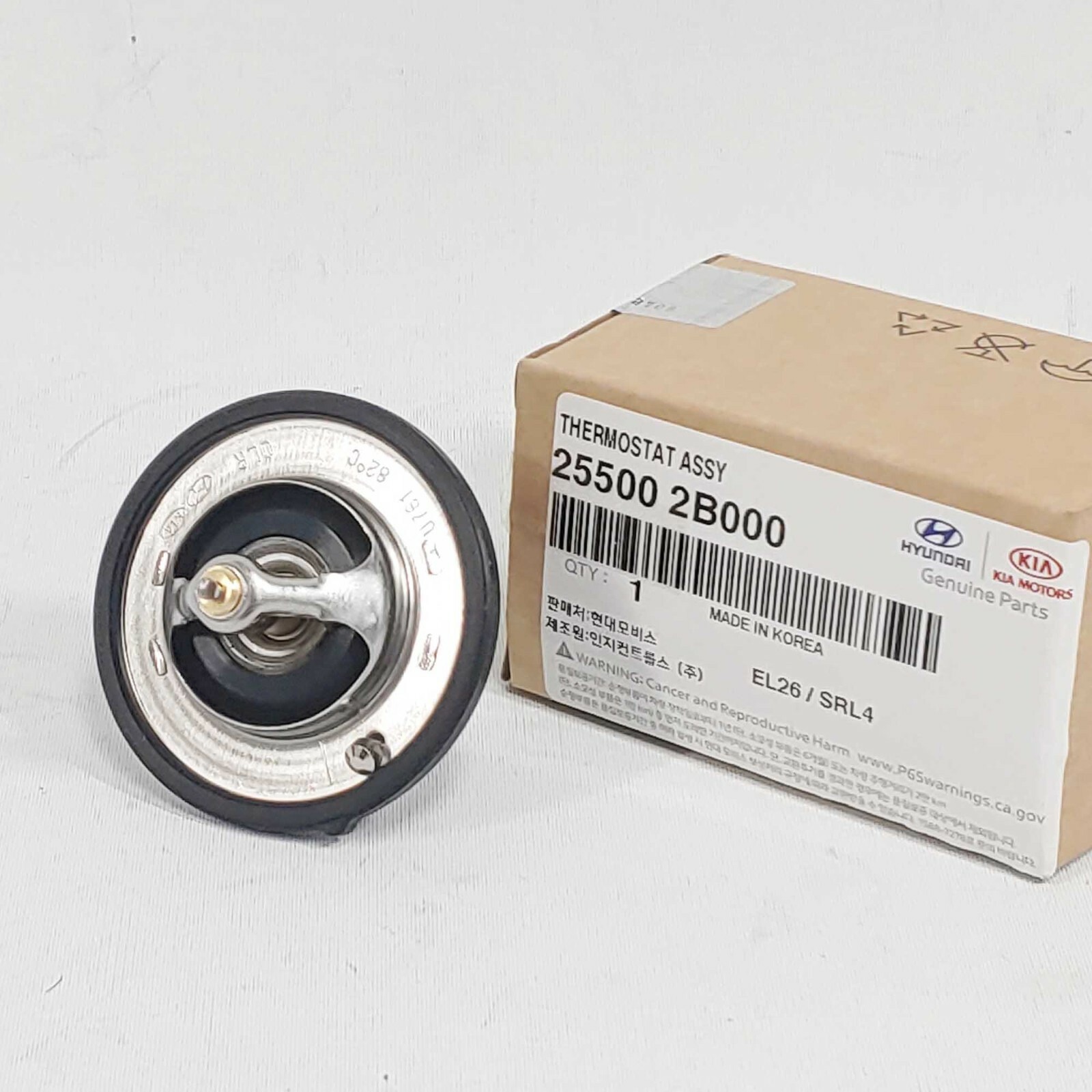 255002B000 Engine Coolant Thermostat For Hyundai Sonata 2015-2018 Kona ...