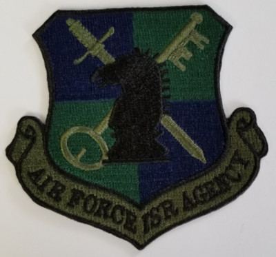 AIR FORCE ISR AGENCY INTELLIGENCE SURVEILLANCE RECONNAISSANCE CLOTH ...