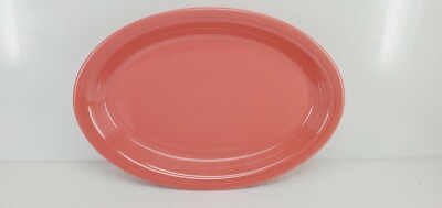 OVAL SERVING PLATTER flamingo pink FIESTA WARE 13.6" LARGE | eBay