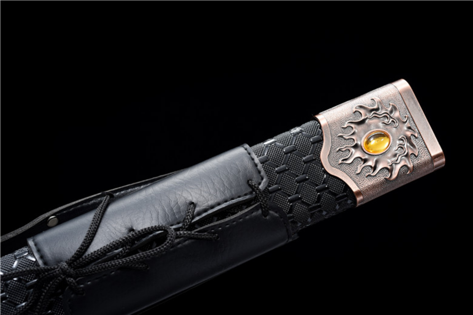 Big Groove Sharp Blade Chinese Double Edged Sword Hunting Knife飞龙战剑 ...