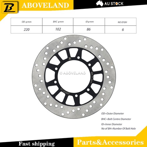 MOTORCYCLE Brake DISC ROTOR FRONT FITS YAMAHA DT 200 (2LR) 1987 | eBay