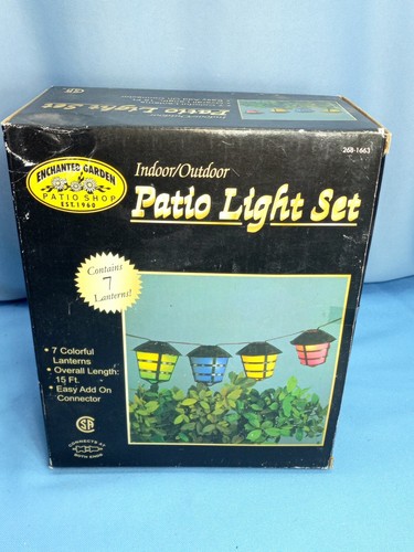 NEW VINTAGE BLOW MOLD COACH LANTERN TIKI BAR LIGHT STRING PATIO RV ...