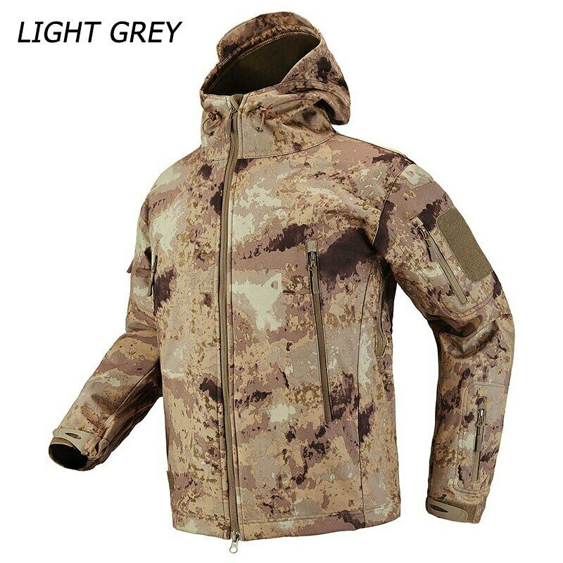 Lurker Shark Skin Softshell Mens Tactical Jacket Camouflage Waterproof ...