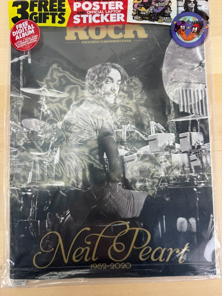 Classic Rock Magazine 2020-Neil Peart Subscribers Cover (Rush) Poster ...