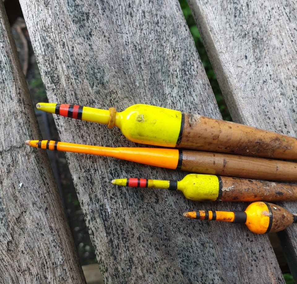 Vintage Cork Fishing Floats , Perch Bobber Harcork | eBay UK