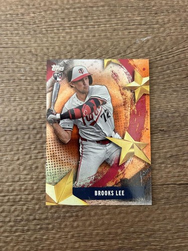 Brooks Lee 2025 MLB Stars Orange Parallel RC 01/25 Minnesota Twins Card ...