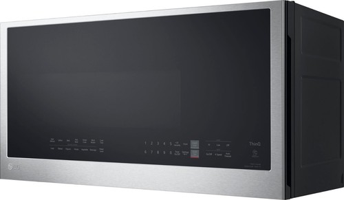 LG MVEL2033F 2-cu ft 1050-Watt Smart Microwave Stainless Steel Over-The ...