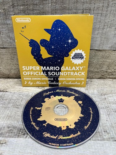 Super Mario Galaxy Official & Original Soundtrack Music CD 28 Tracks ...