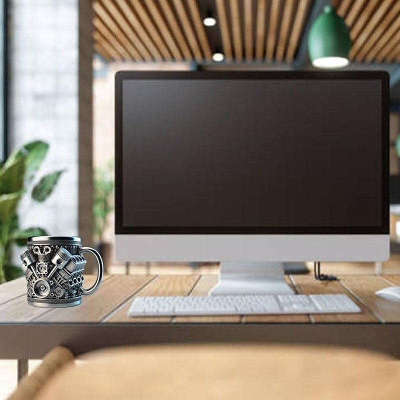 V6 V8 Engines Stainless Steel Cup,personalized V Stainless Steel Coffee ...