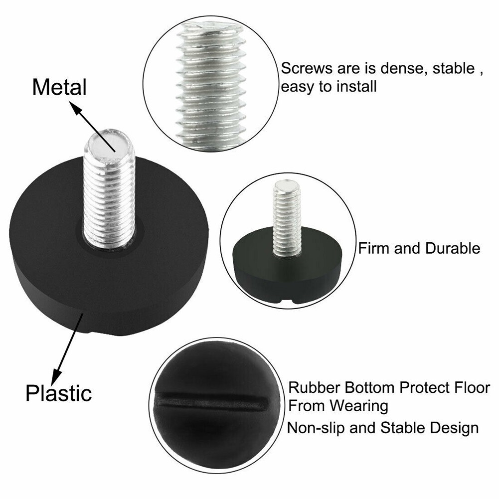 Adjustable Leveling Foot Furniture Glide 20Pcs Plastic Restaurant ...