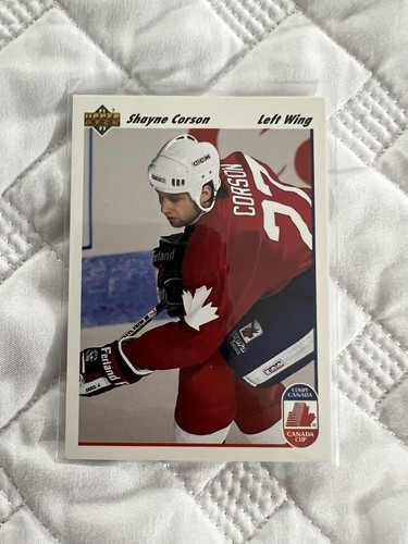 1991-92 Upper Deck #505 SHAYNE CORSON Team Canada Card | eBay