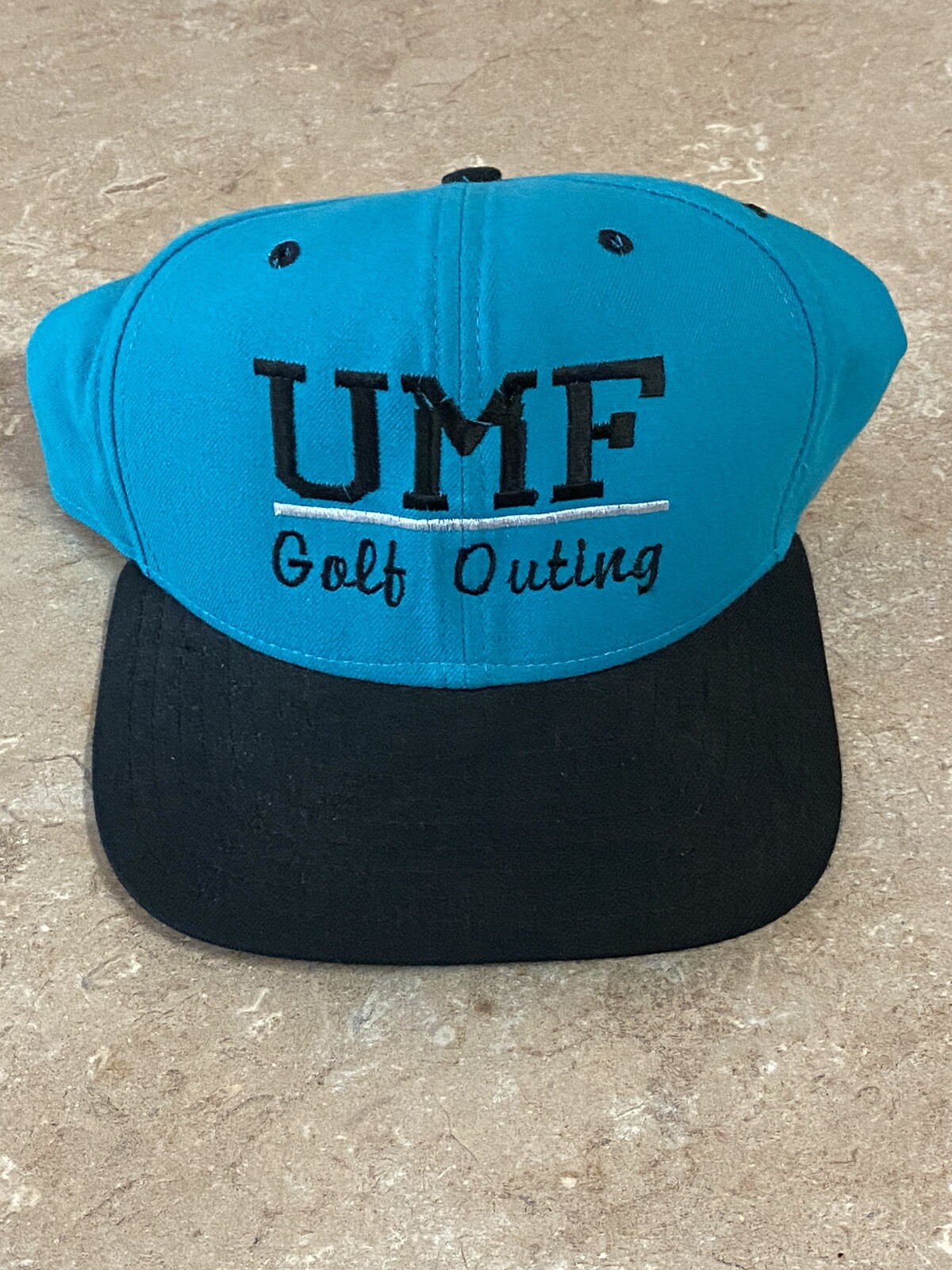 RARE Vintage New Era EMU Golf Outing Adjustable Teal … - Gem