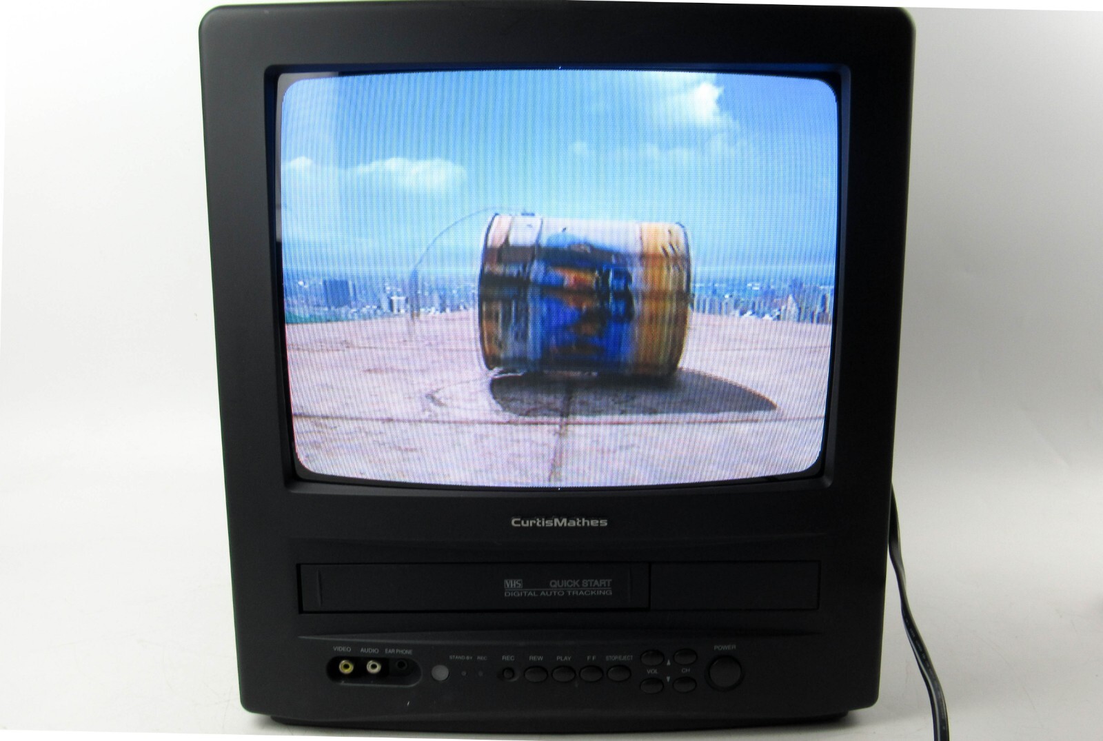 Curtis Mathes CMC13101 13” CRT TV VCR Combo Retro Gaming/Remote WORKS ...