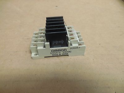 OMRON TERMINAL RELAY BLOCK G3S4-D G3S4D 24VDC W/1050E6 | eBay