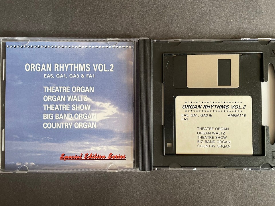 Americana Software Floppy Disk for Technics Keyboards - Organ Rhythms ...