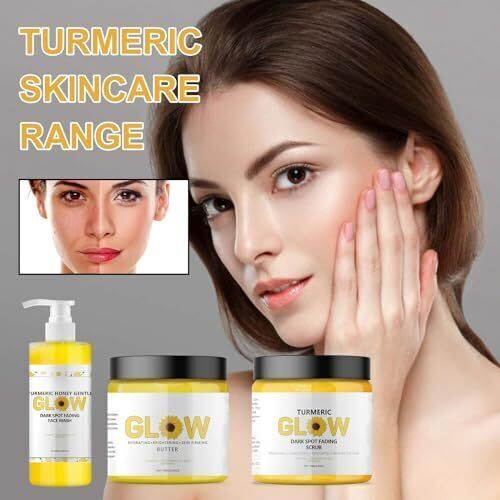 3 In 1 Turmeric Glow Combo Skincare Set, Turmeric Glow Combo Improve ...