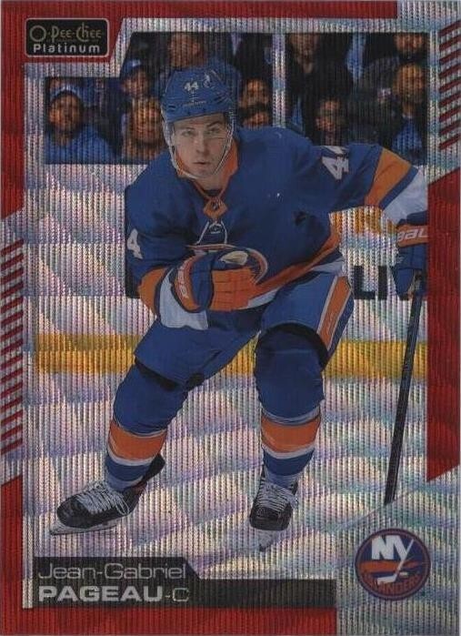 2020-21 O-Pee-Chee Platinum - Jean-Gabriel Pageau #82 Red Surge for ...
