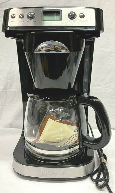 Gevalia 12 Cup Black Programmable Coffee Maker Model CM2205 for sale ...