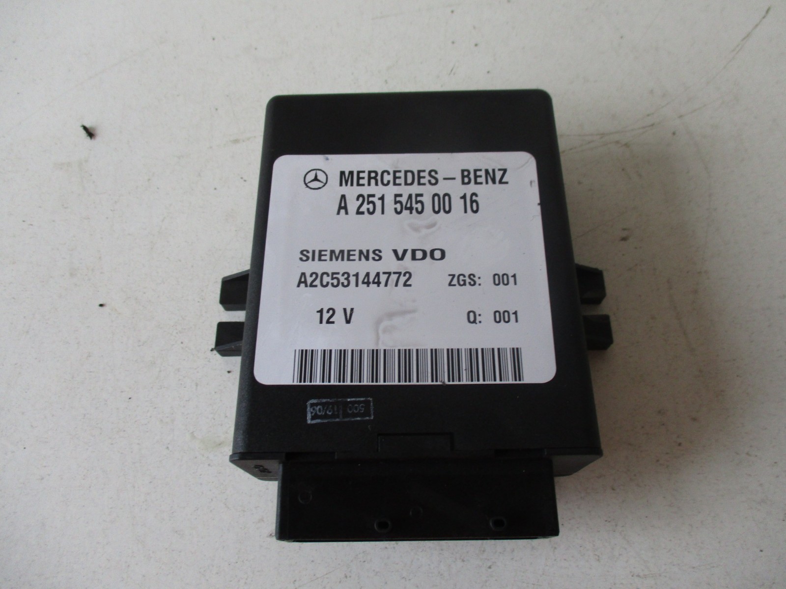 MERCEDES W251 R-CLASS AIR SUSPENSION CONTROL MODULE 2515450016 9999 | eBay