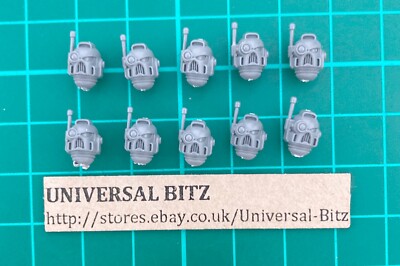 Space Marine Heads x 10 P Bionic Helmet Firstborn Deathwatch Warhammer ...
