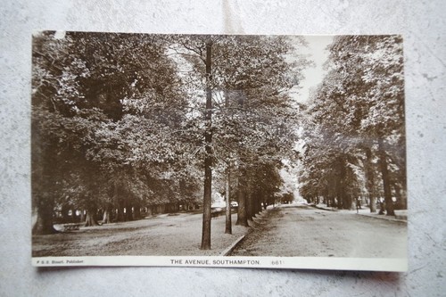 Antique c1901 RPPC Postcard a: The Avenue Southampton England UK FGO ...