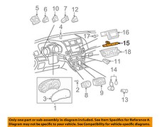 Toyota OEM Genuine 08-13 Highlander Hazard Warning Switch 840100E050C0 ...