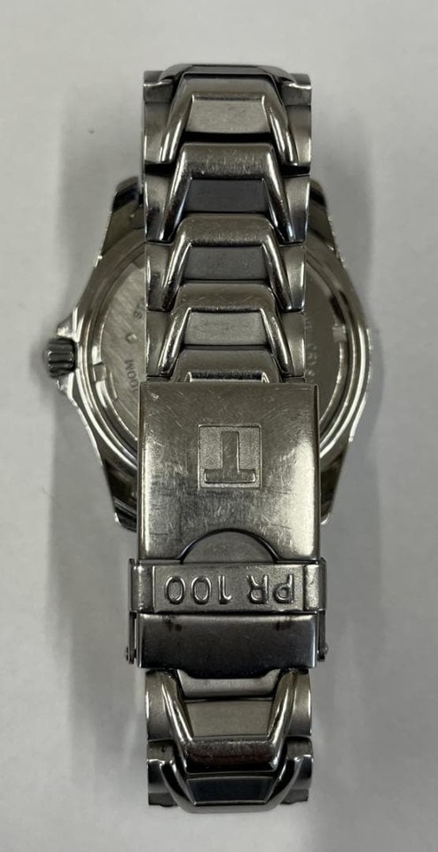 Tissot PR 100 Watch Pink Dial Stainless Steel Vintage Rare Japan ...
