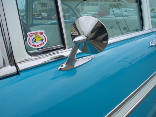 MIRROR OUTSIDE 1955 1956 1957 CHEVROLET CAR EXTERIOR MIRRORS BELAIR | eBay