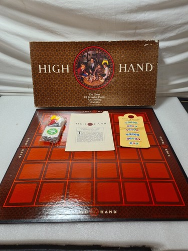 Vintage 1984 HIGH HAND Board Game E.S. Lowe Milton Bradley | eBay Australia