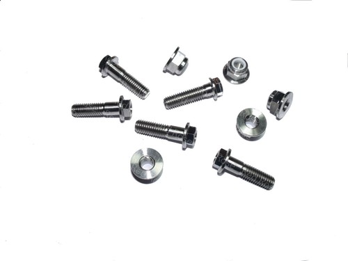 RRRacing Titanium Rear Sprocket Mount Bolts with Titanium Nuts Aprilia ...