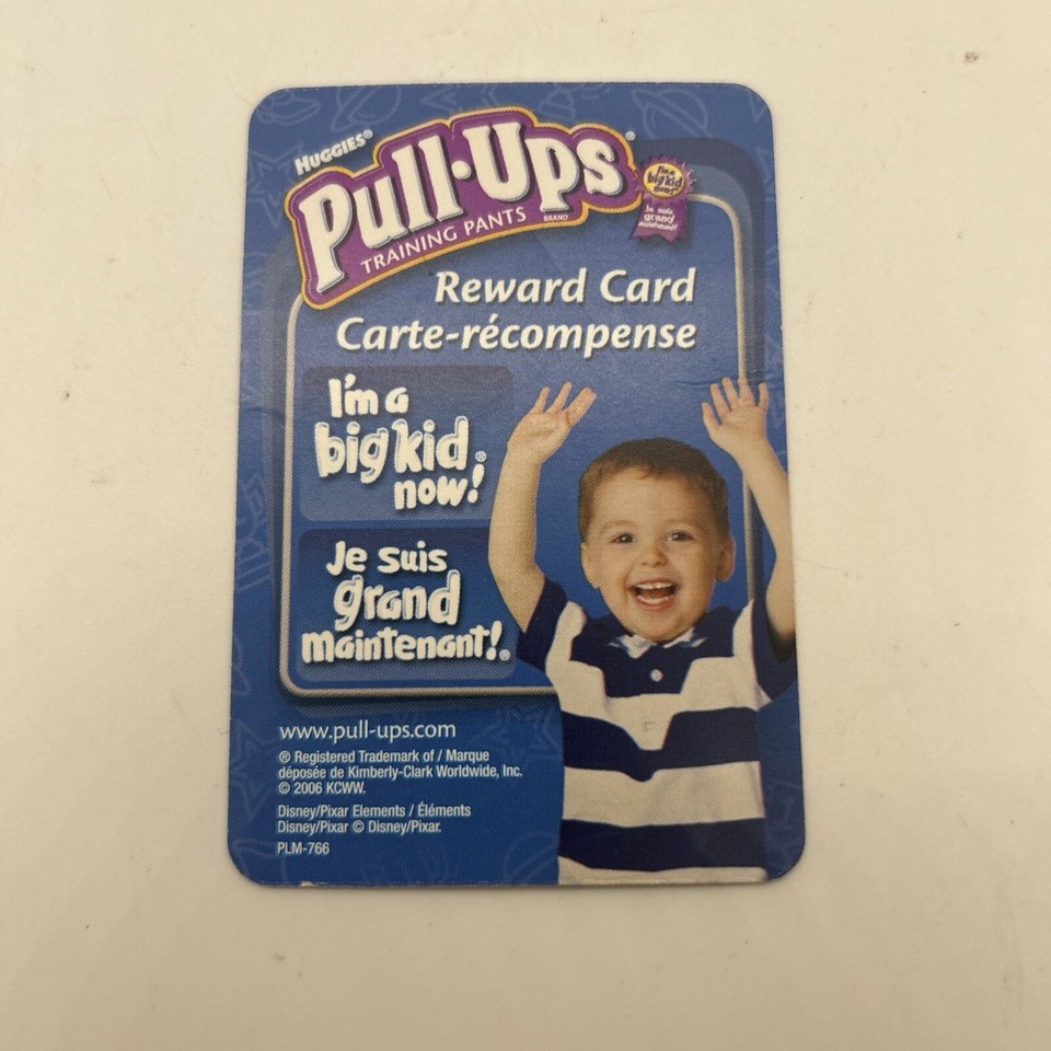 2006 Huggies Pull Ups Disney Pixar CARS Reward Card Sally Carrera RARE ...