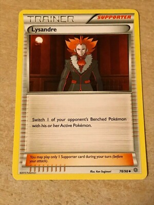 Lysandre 78/98 Pokemon Xy Ancient Origins Card NM Uncommon Trainer | eBay