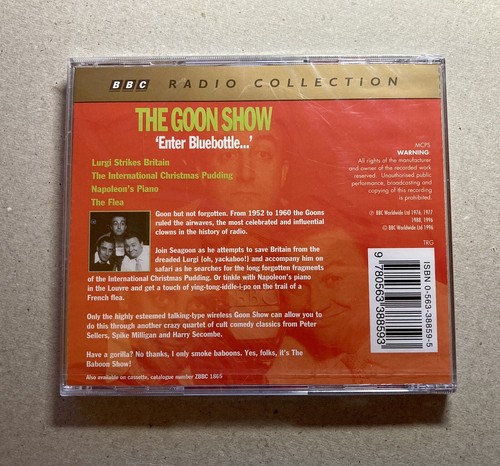 Goon Show Classics: Enter Bluebottle (Previously Volume 2) (Audio CD ...