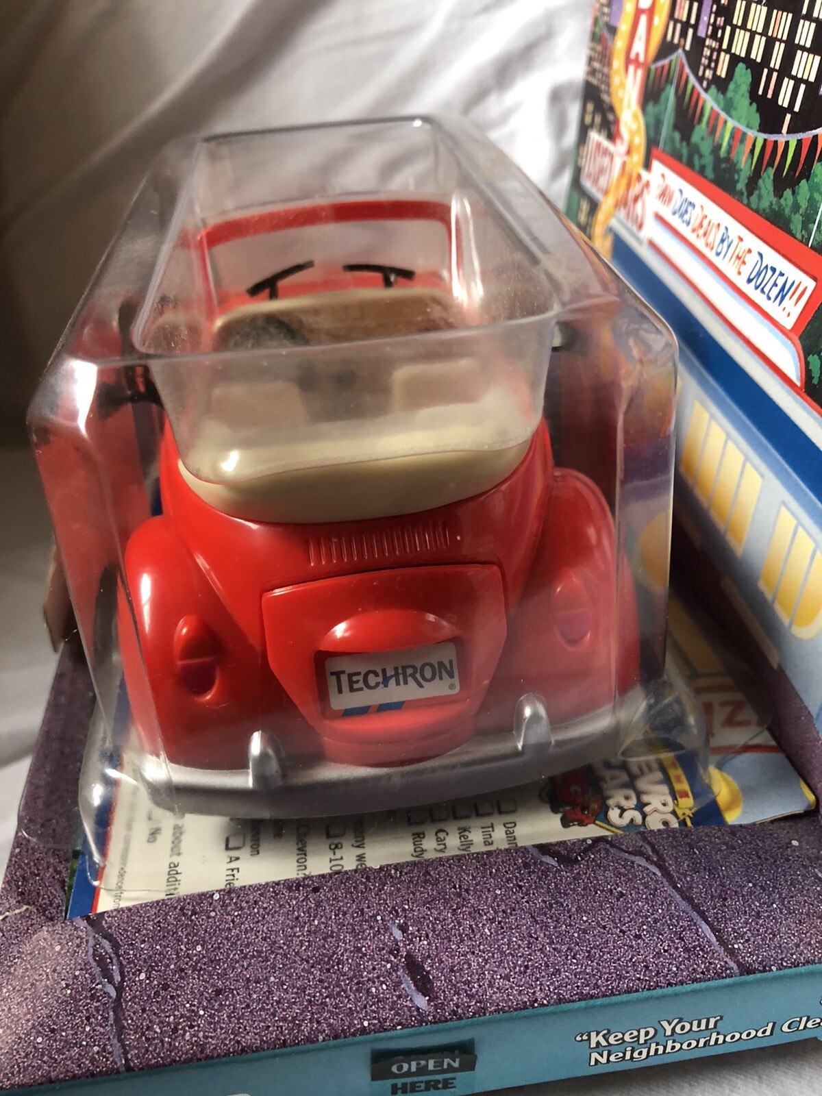 Chevron Cars. Rudy Ragtop. 1999. Bright red convertible. New in box. | eBay