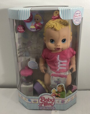 New in Box 2006 Hasbro Baby Alive Sip n Slurp Very Rare Baby Doll Old ...