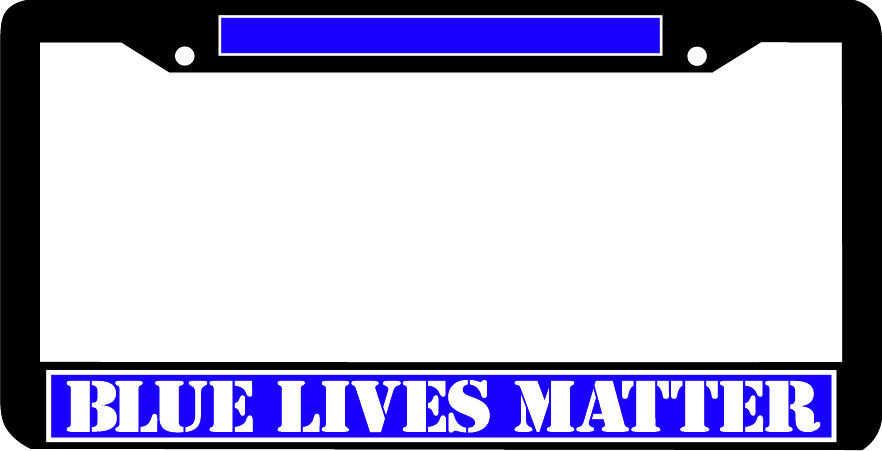 BLUE LIVES MATTER police sherrif c.o. deputy trooper cop License Plate ...