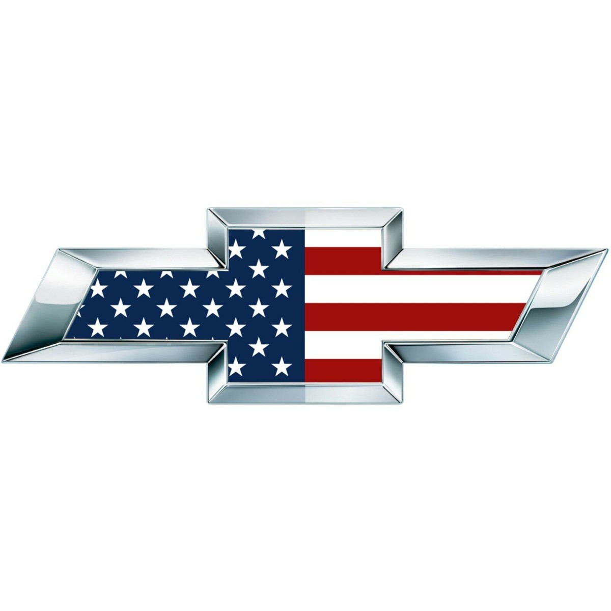 Chevy Logo Amerikansk Flagg
