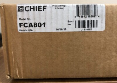 Chief FCA801 Fusion 14" Above/Below Shelf for Large Displays New in Box ...