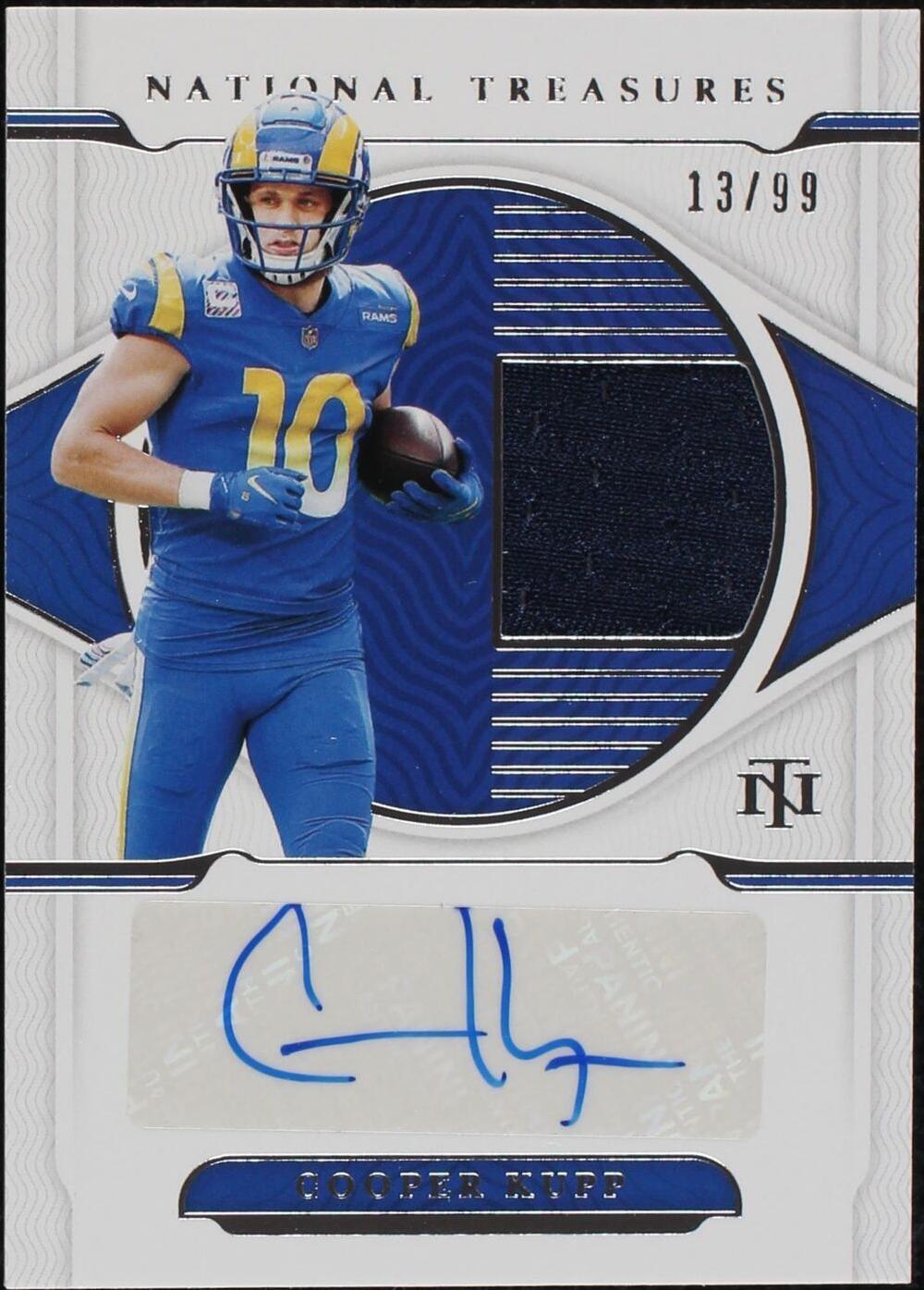 2021 Panini National Treasures - Material Signatures Cooper Kupp #MS-CK ...